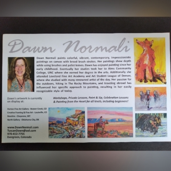 Dawn Normali | Art | Blue Skies Oil Painting By Dawn Normali | Poshmark